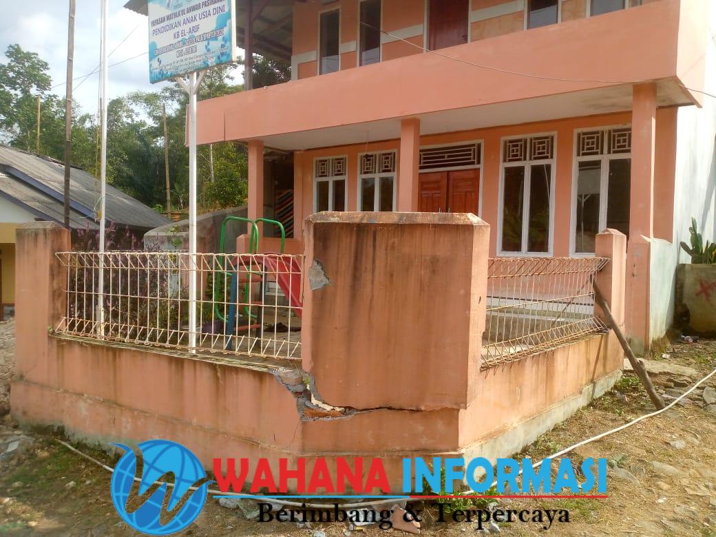 Pagar Paud Pasirangin dan Cijengkol Diduga Rusak Akibat Aktivitas ...